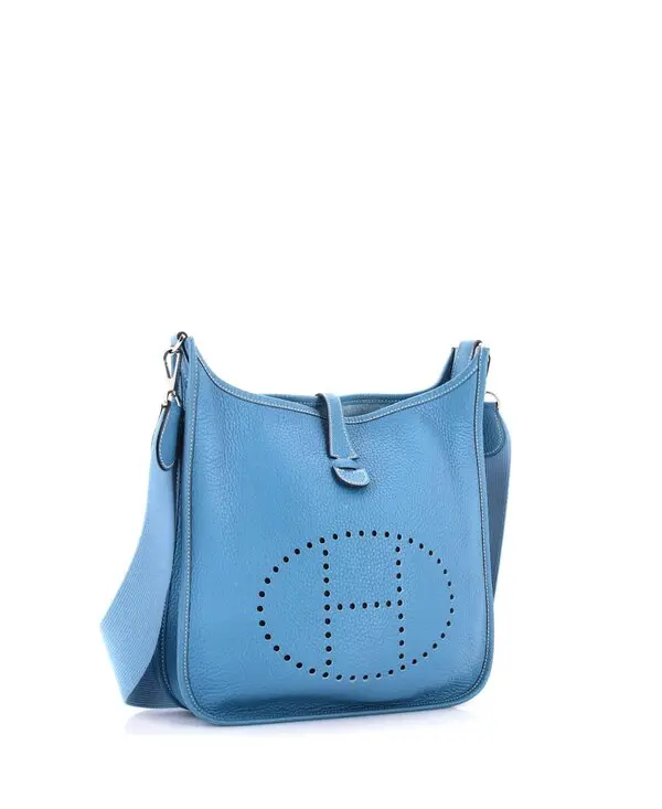 Hermès Evelyne Pm Bag Gen Ii Clemence - Blue