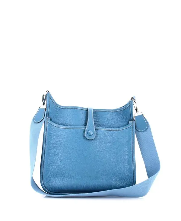 Hermès Evelyne Pm Bag Gen Ii Clemence - Blue