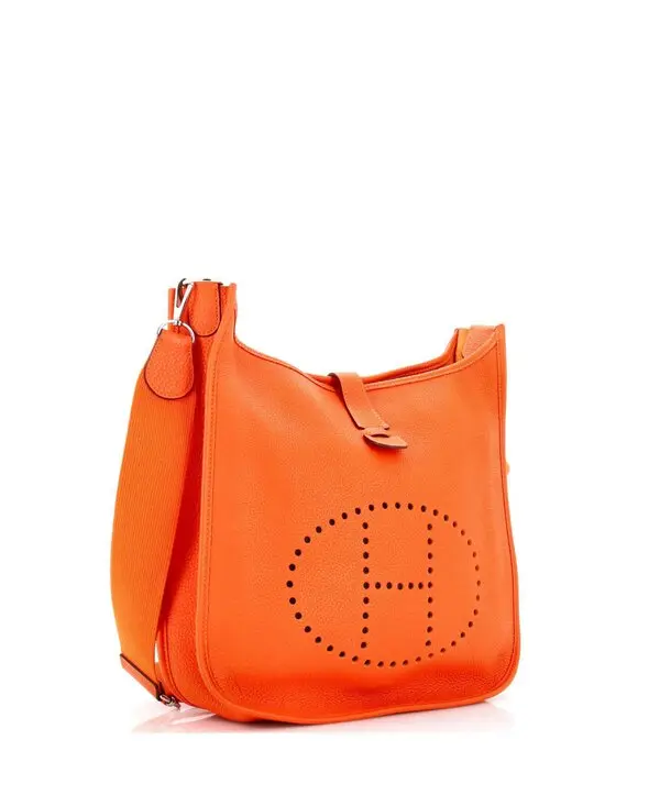 Hermès Gm Evelyne Bag Gen Iii Clemence - Orange