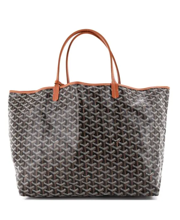 Goyard Gm Saint Louis Tote Coated Canvas - Brown