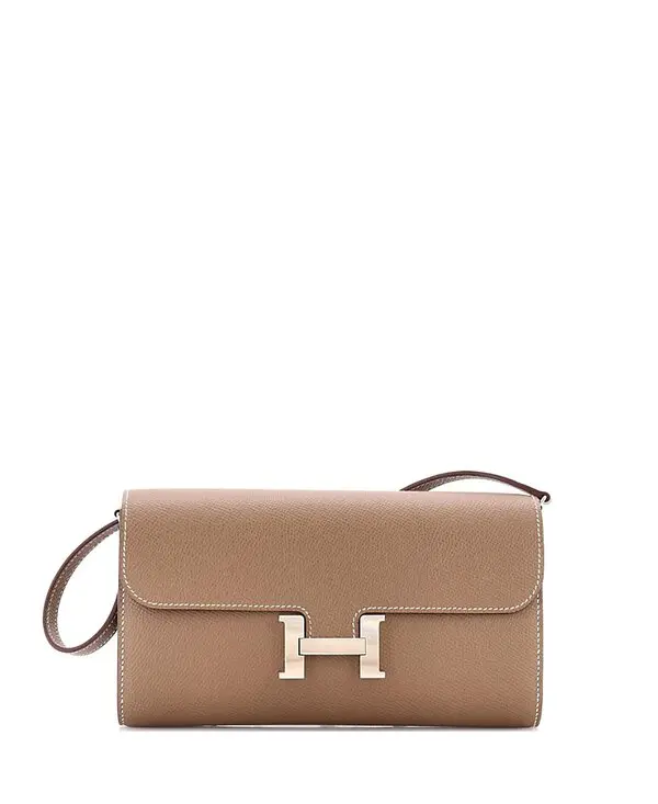 Hermès Constance To Go Wallet Epsom - Gray