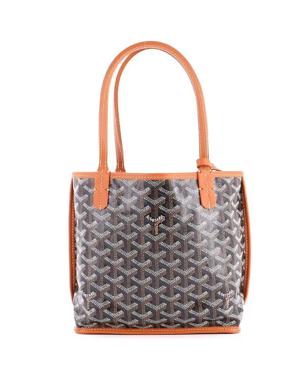 Goyard Anjou Reversible Tote Coated Canvas - Brown