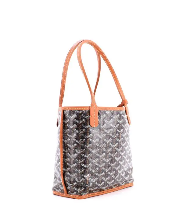 Goyard Anjou Reversible Tote Coated Canvas - Brown