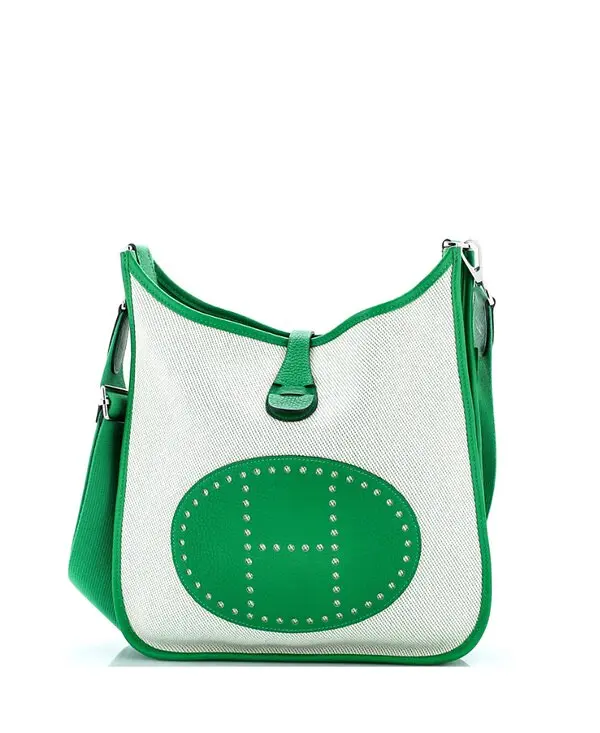 Hermès Evelyne Pm Bag Gen Iii Toile And Leather