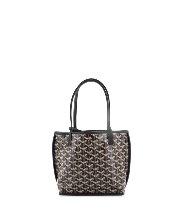 Goyard Anjou Reversible Tote Coated Canvas - Black