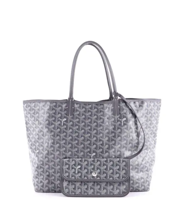 Goyard Pm Saint Louis Tote Coated Canvas - Gray