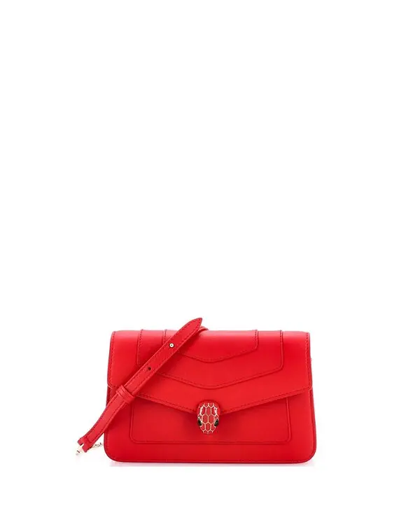 BVLGARI Serpenti Forever East West Leather Shoulder Bag