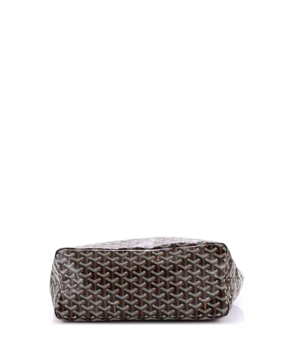 Goyard Pm Saint Louis Tote Coated Canvas - Black