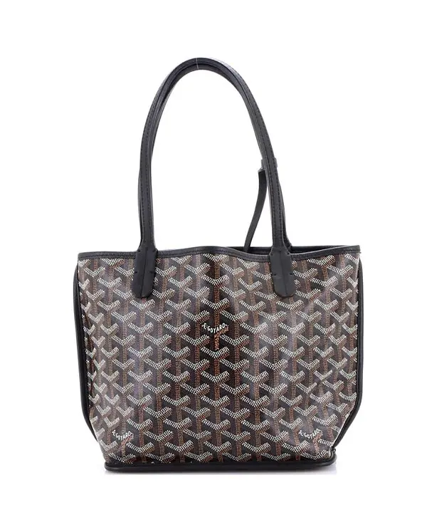 Goyard Anjou Reversible Tote Coated Canvas - Black