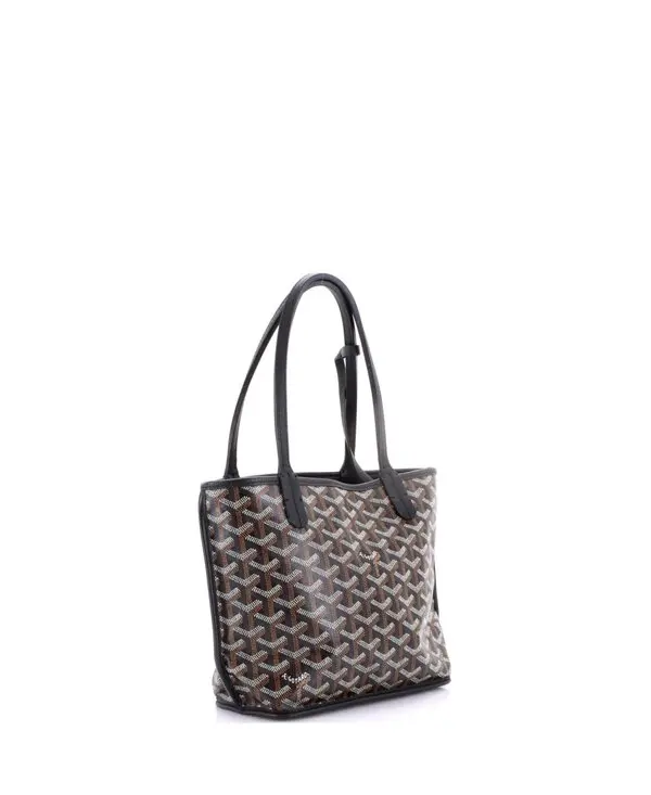 Goyard Anjou Reversible Tote Coated Canvas - Black