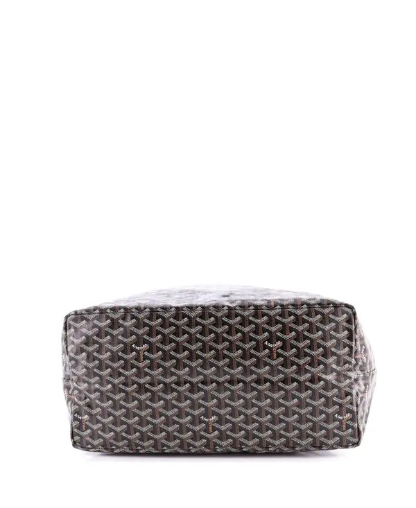 Goyard Gm Saint Louis Tote Coated Canvas - Black