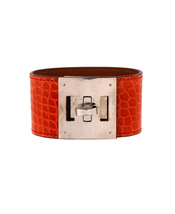 Hermès Kelly Dog Alligator Bracelet - Alligator/exotic