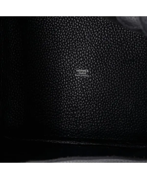 Hermès Mm Picotin Lock Bag Clemence - Black