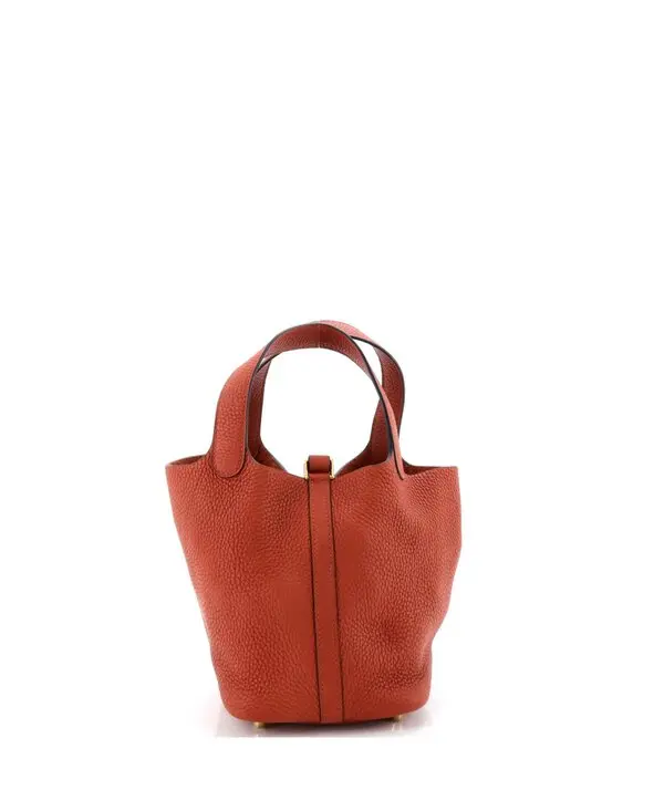 Hermès Pm Picotin Lock Bag Clemence - Brown