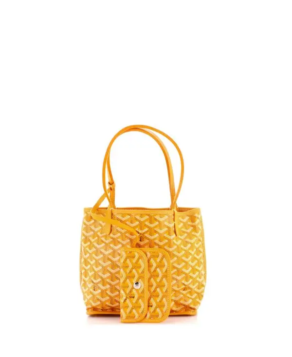 Goyard Anjou Reversible Tote Coated Canvas - Yellow