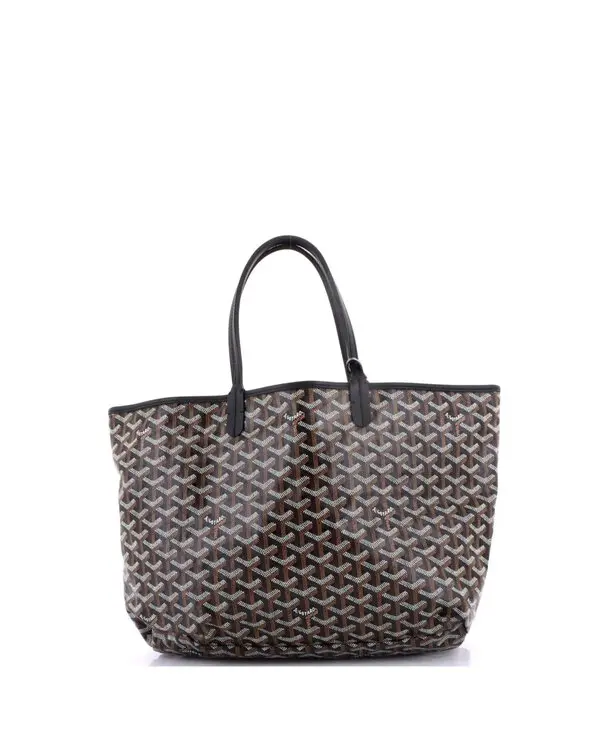 Goyard Pm Saint Louis Tote Coated Canvas - Black