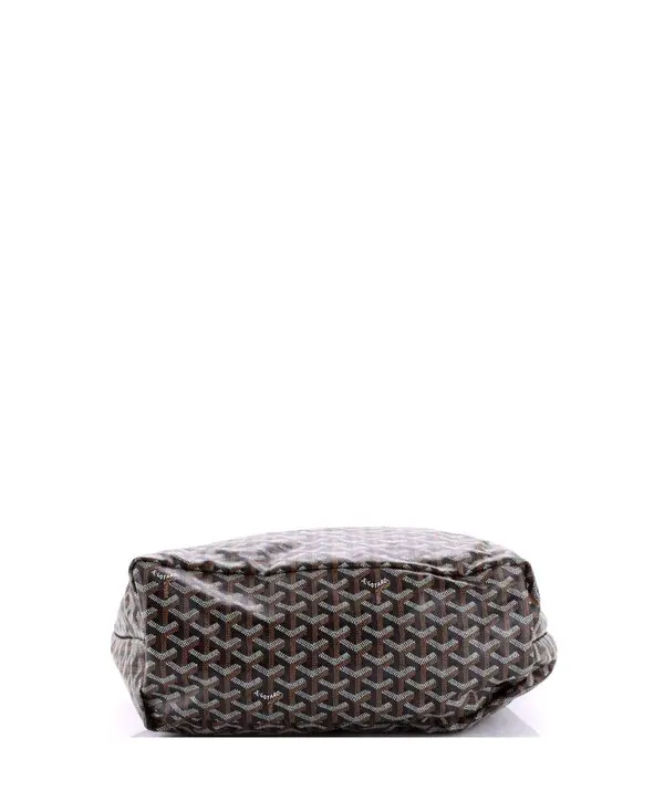 Goyard Pm Saint Louis Tote Coated Canvas - Black