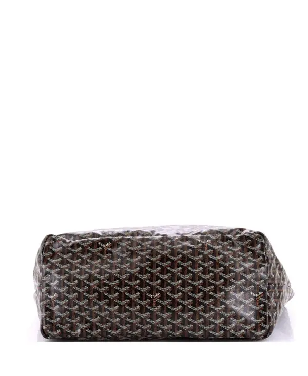 Goyard Gm Saint Louis Tote Coated Canvas - Black