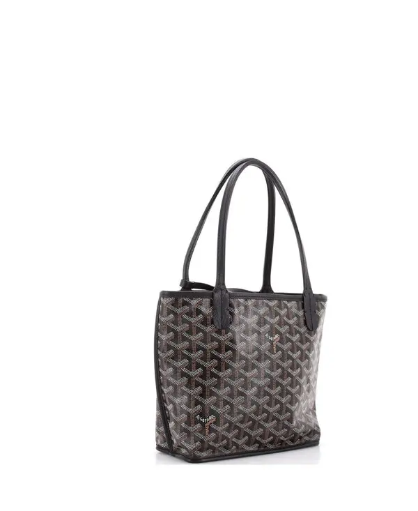 Goyard Anjou Reversible Tote Coated Canvas - Black
