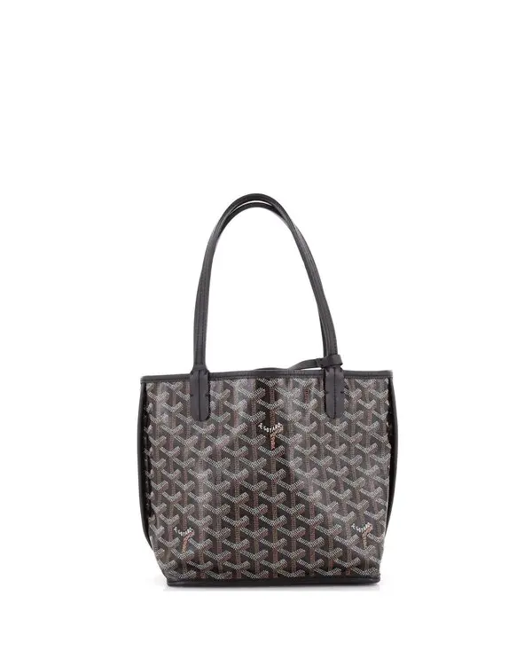 Goyard Anjou Reversible Tote Coated Canvas - Black