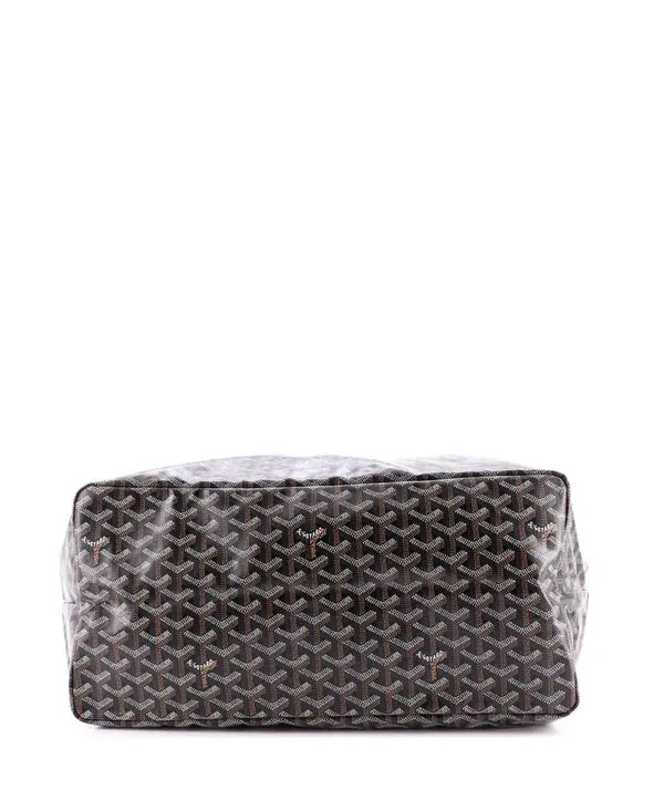 Goyard Gm Saint Louis Tote Coated Canvas - Black