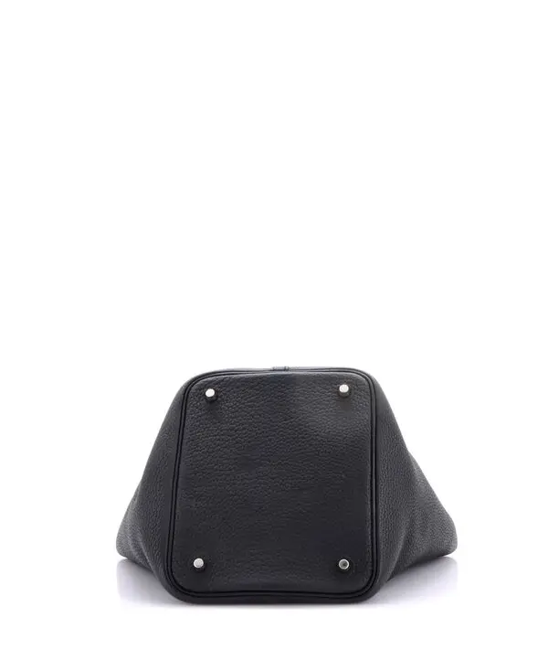 Hermès Mm Picotin Lock Bag Clemence - Black