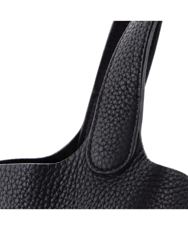 Hermès Mm Picotin Lock Bag Clemence - Black
