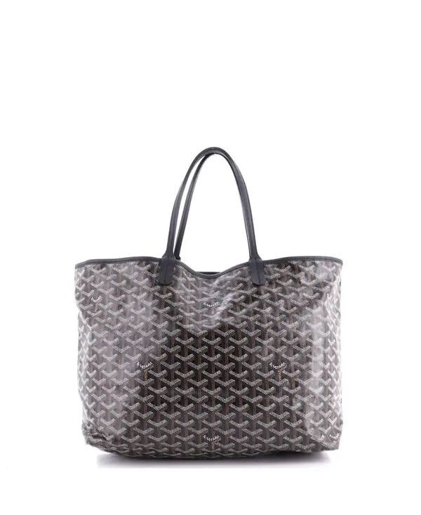 Goyard Pm Saint Louis Coated Canvas Tote - Black
