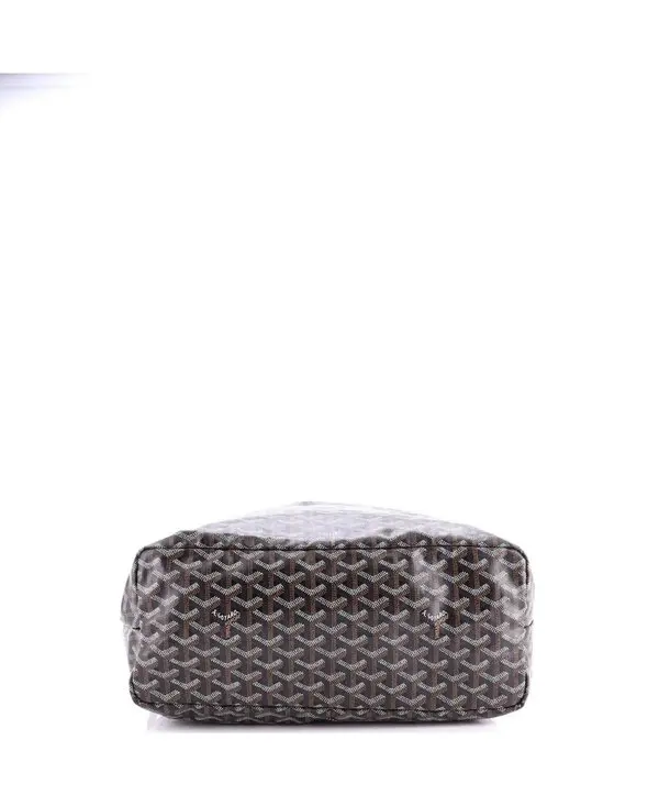 Goyard Pm Saint Louis Coated Canvas Tote - Black