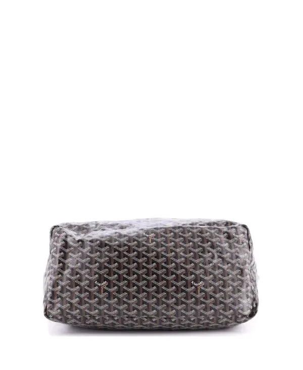 Goyard Saint Louis Gm Tote Coated Canvas - Black
