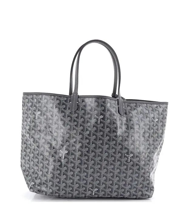 Goyard Saint Louis Pm Tote Coated Canvas - Gray
