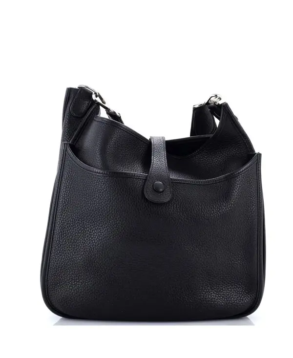 Hermès Gm Evelyne Bag Gen Iii Clemence - Black