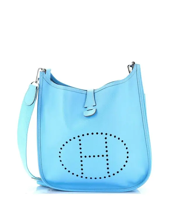 Hermès Pm Evelyne Bag Gen Iii Epsom - Blue