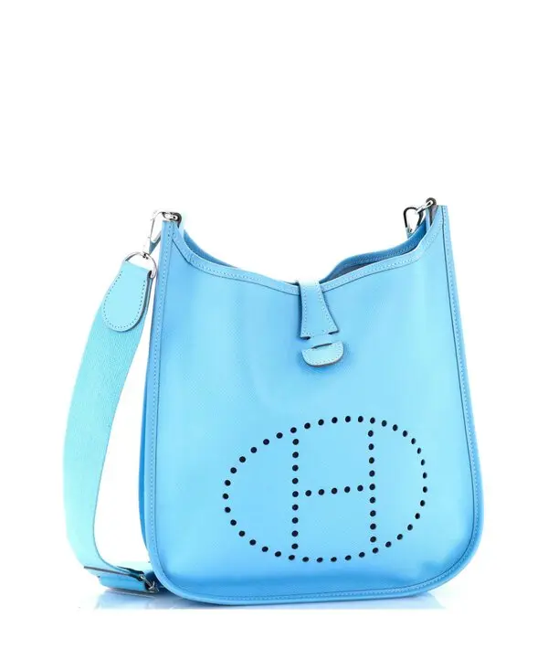 Hermès Pm Evelyne Bag Gen Iii Epsom - Blue