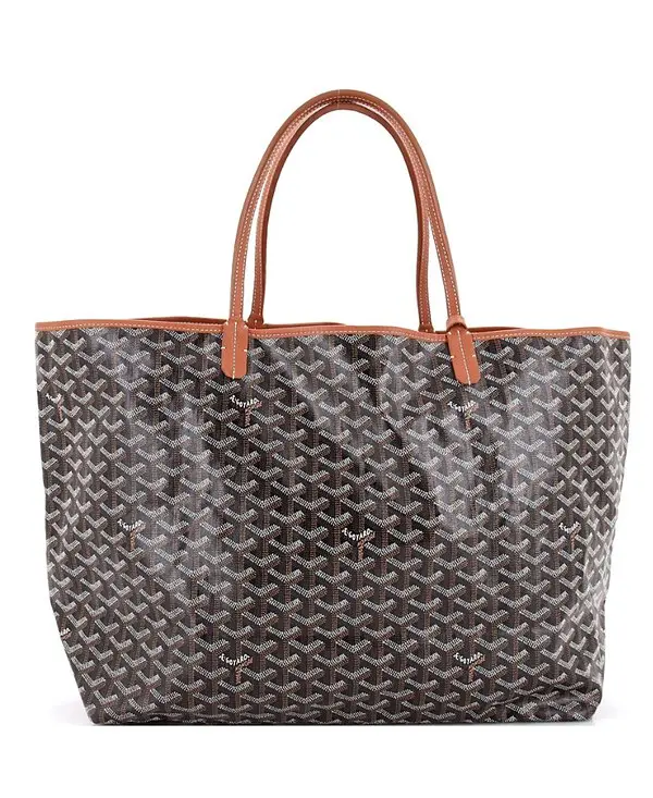 Goyard Gm Saint Louis Tote Coated Canvas - Brown