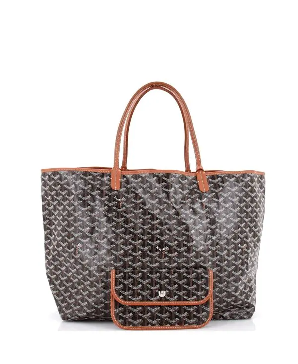 Goyard Gm Saint Louis Tote Coated Canvas - Brown