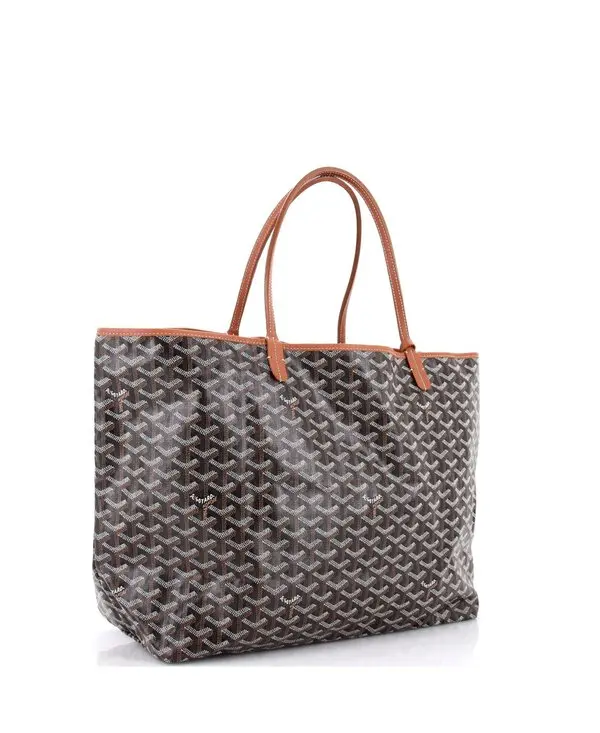 Goyard Gm Saint Louis Tote Coated Canvas - Brown