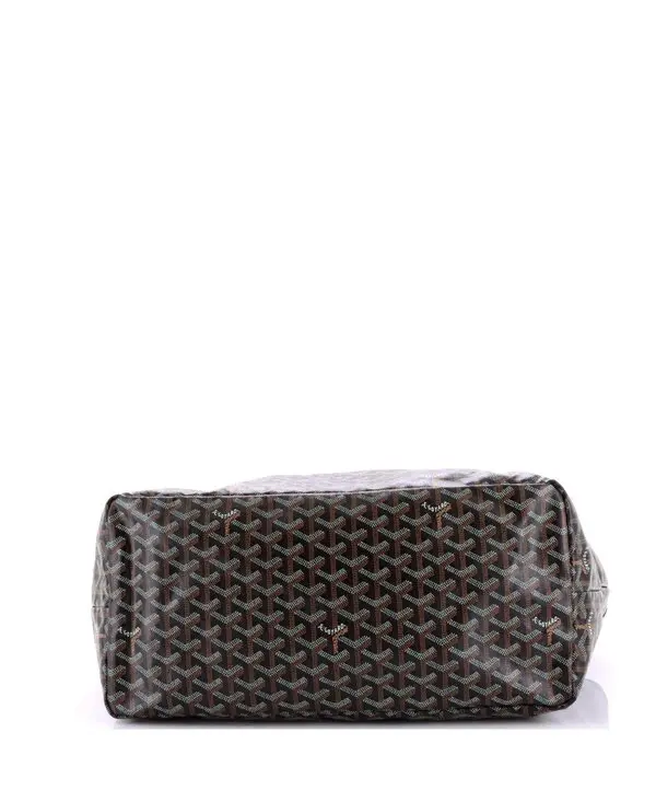 Goyard Gm Saint Louis Tote Coated Canvas - Black