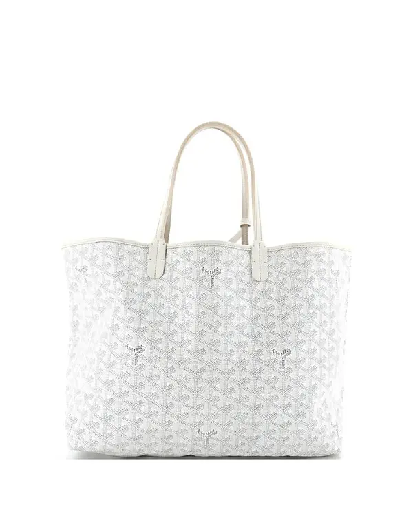 Goyard Pm Saint Louis Tote Coated Canvas - White