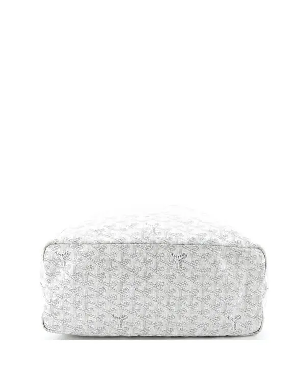 Goyard Pm Saint Louis Tote Coated Canvas - White
