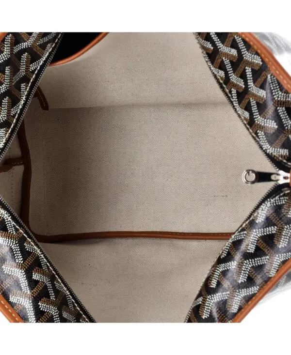 Goyard Pm Artois Tote Coated Canvas - Brown