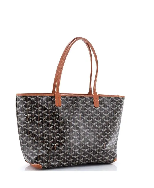 Goyard Pm Artois Tote Coated Canvas - Brown