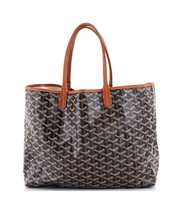 Goyard Pm Saint Louis Tote Coated Canvas - Brown