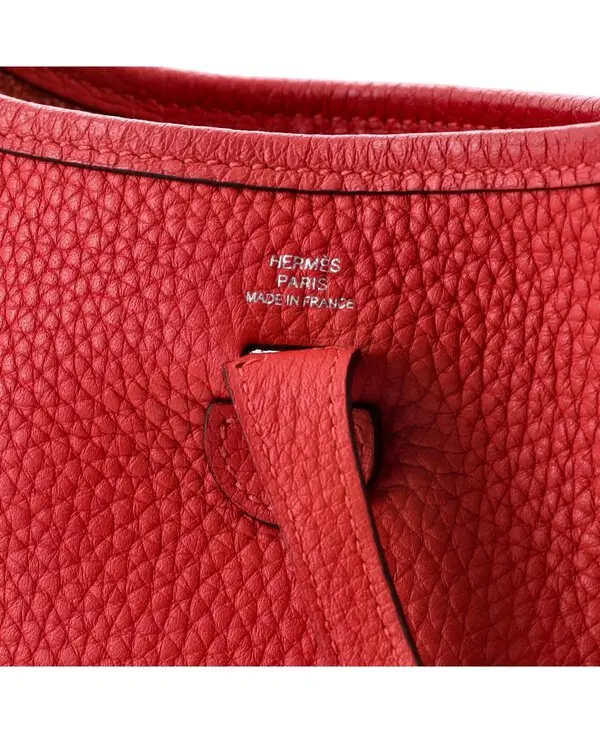 Hermès Tpm Evelyne Bag Gen Iii - Red