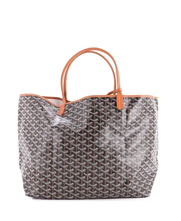 Goyard Gm Saint Louis Tote Coated Canvas - Brown