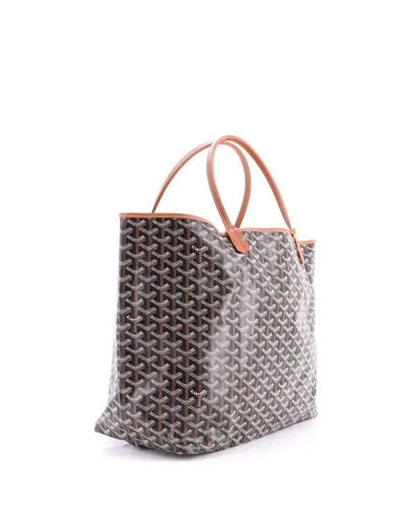 Goyard Gm Saint Louis Tote Coated Canvas - Brown