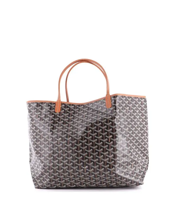 Goyard Gm Saint Louis Tote Coated Canvas - Brown