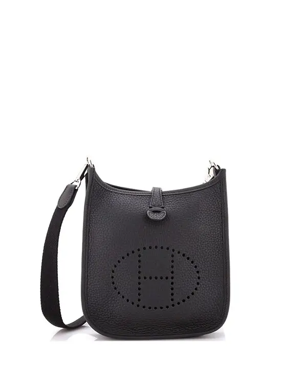 Hermès Tpm Evelyne Bag Gen Iii Clemence - Black