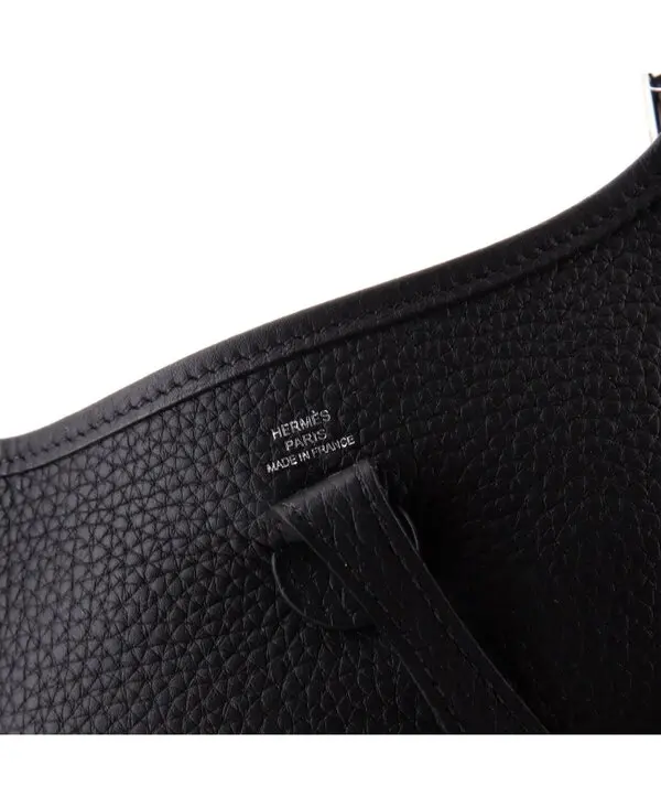 Hermès Tpm Evelyne Bag Gen Iii Clemence - Black