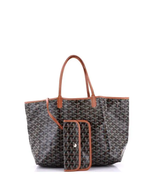 Goyard Saint Louis Pm Tote Coated Canvas - Brown